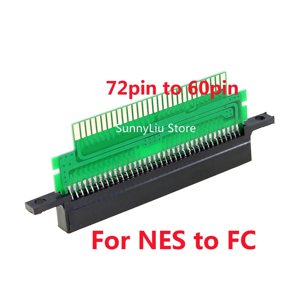 อะแดปเตอร์แปลง 60 Pin เป็น 72 Pin สําหรับคอนโซล Nintendo NES FC เป็น ...