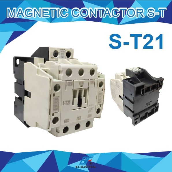 แมกเนติก คอนแทคเตอร์ ST-21 Coil 220V/380V Magnetic Contactor S-T21 | Shopee Thailand