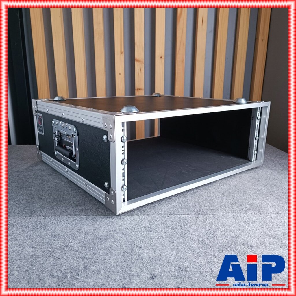 COMPACT RACK BM-3 เปลือยหน้า-หลัง ลึก19นิ้ว สีดำ (ไม่มีฝาปิด) คอมแพ็ค ...