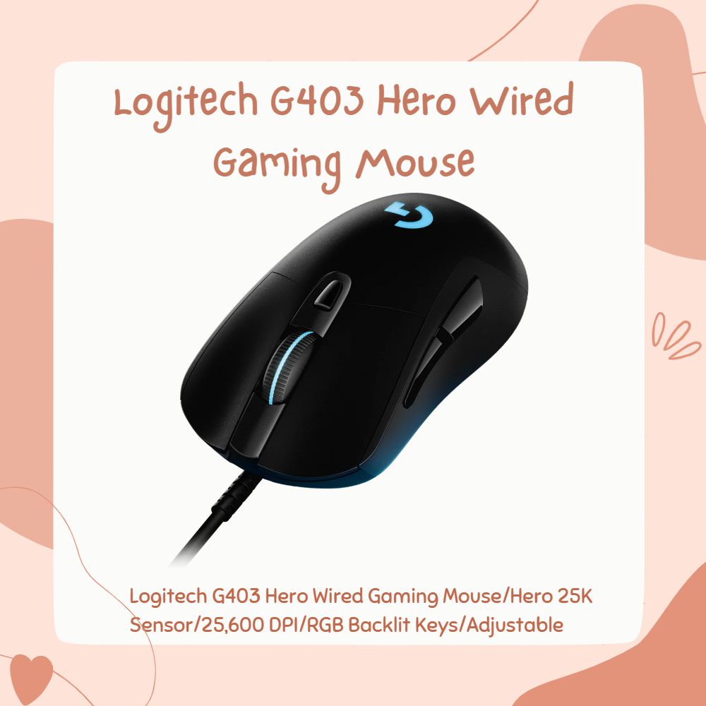 Logitech G403 Hero Wired Gaming Mouse | Shopee Thailand