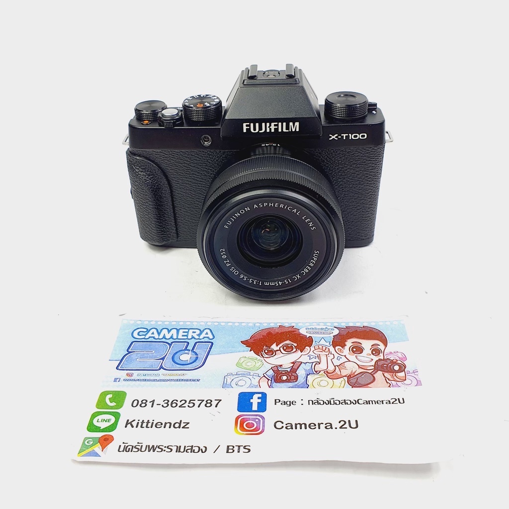 กล้อง FUJIFILM XT100 + 15-45 Black | Shopee Thailand