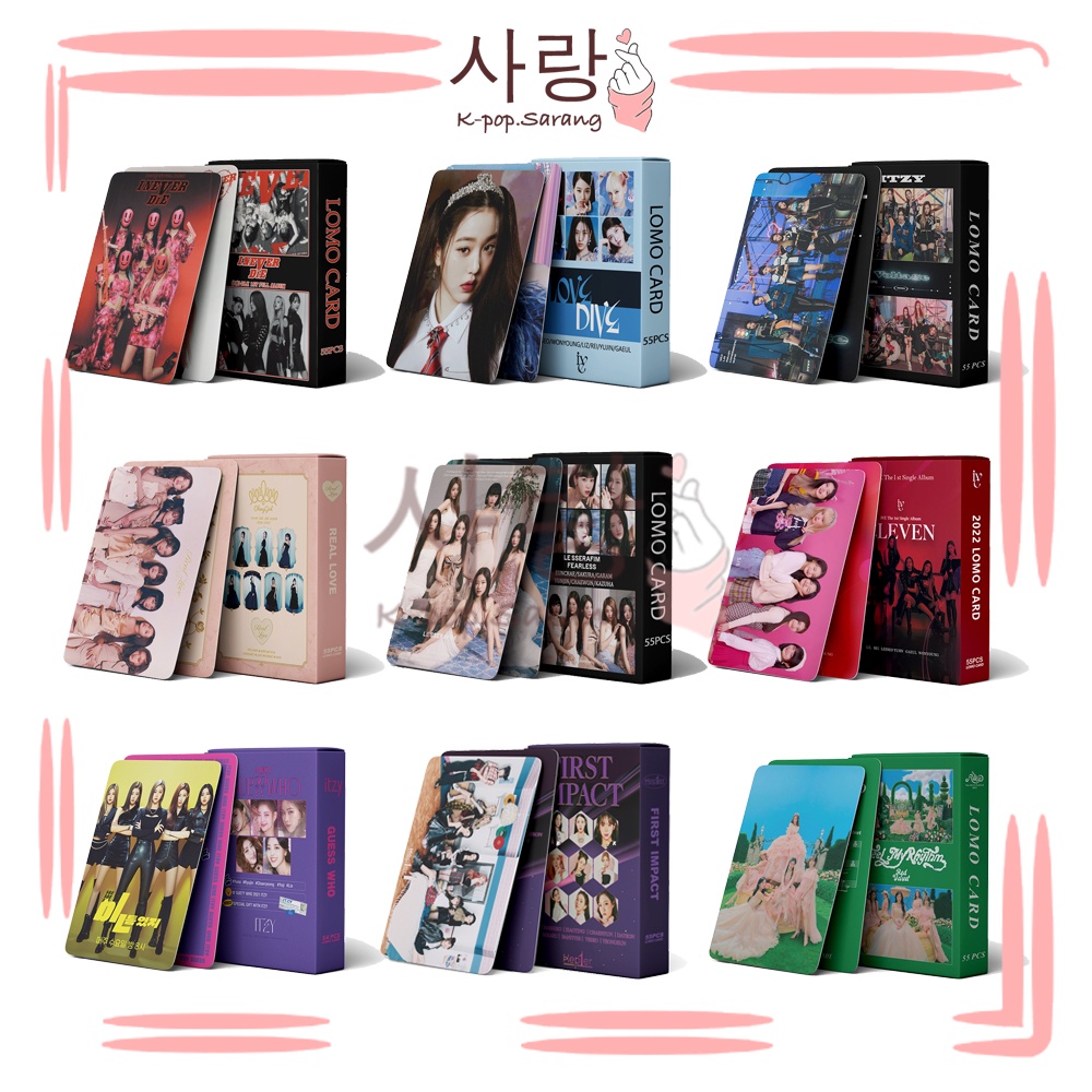 ชุดคอลเลกชัน Kpop TWICE IVE NEWJEANS LESSERAFIM GIDLE SNSD NMIXX ITZY AESPA KEP1ER 2022 54 ชิ้น ...