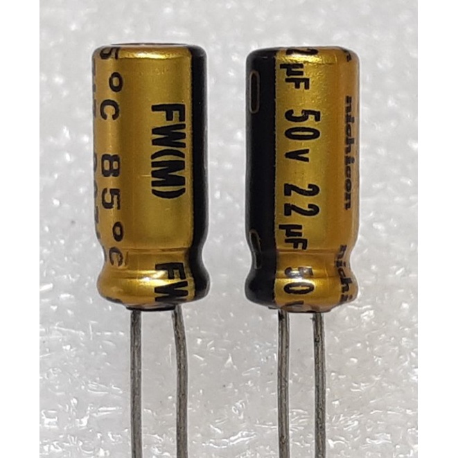 Nichicon FW 22uf 50v capacitor ตัวเก็บประจุ คาปาซิเตอร์ | Shopee Thailand