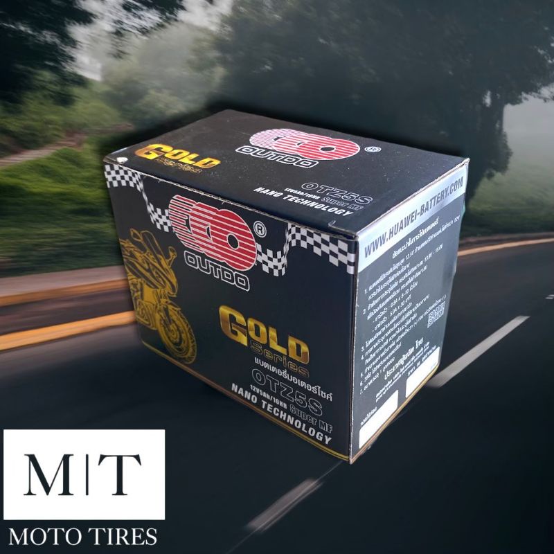 แบตเตอรี OD OTZ5S (12v5ah) Gold-Series แบตเตอรี่ สำหรับรถจักร ยานยนต์ ...
