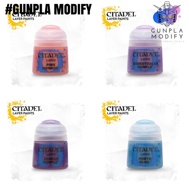 CITADEL COLOR (LAYER) Pink Horror, Genestealer Purple, Xereus Purple ...