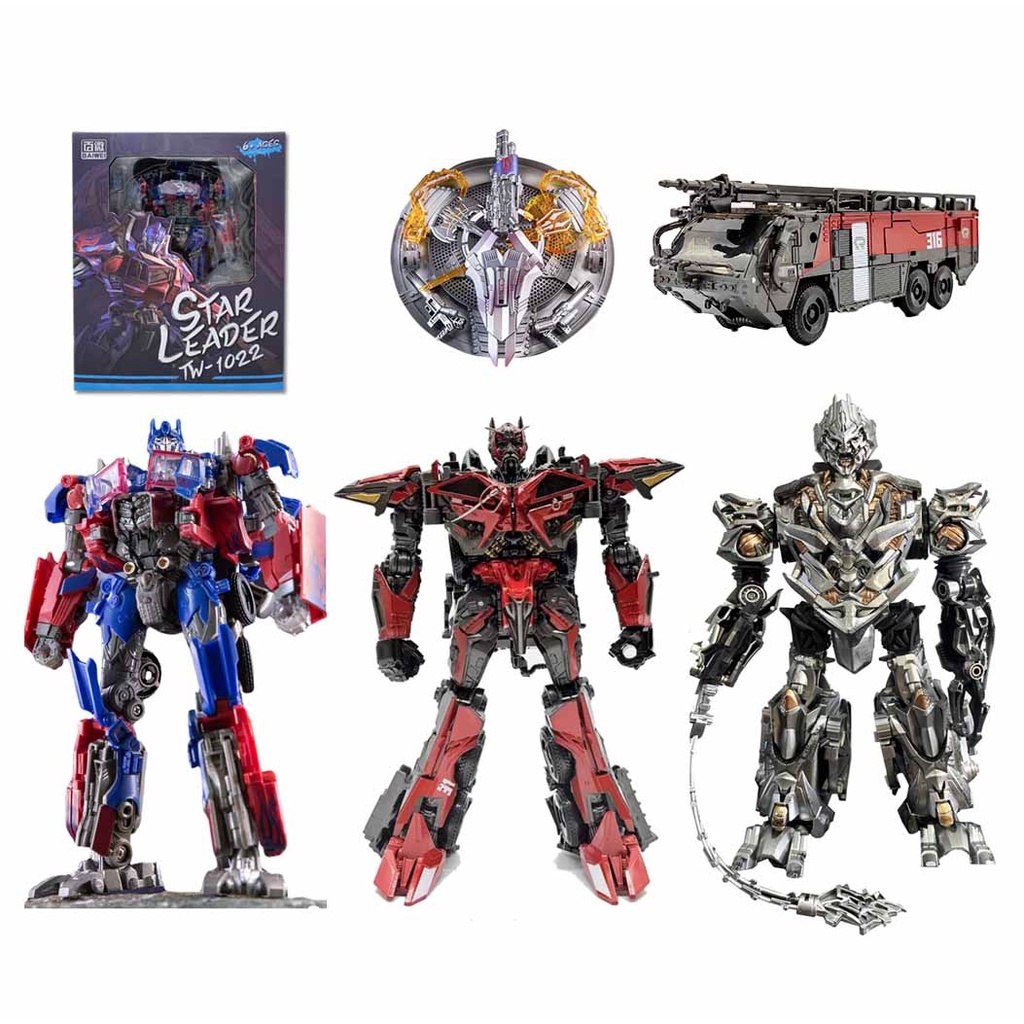 โมเดลฟิกเกอร์ หุ่นยนต์เปลี่ยนร่าง รถยนต์ของเล่น Transformation Optimus ...