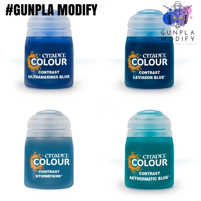 CITADEL COLOR (CONTRAST) Ultramarines Blue, Leviadon Blue, Stormfiend ...