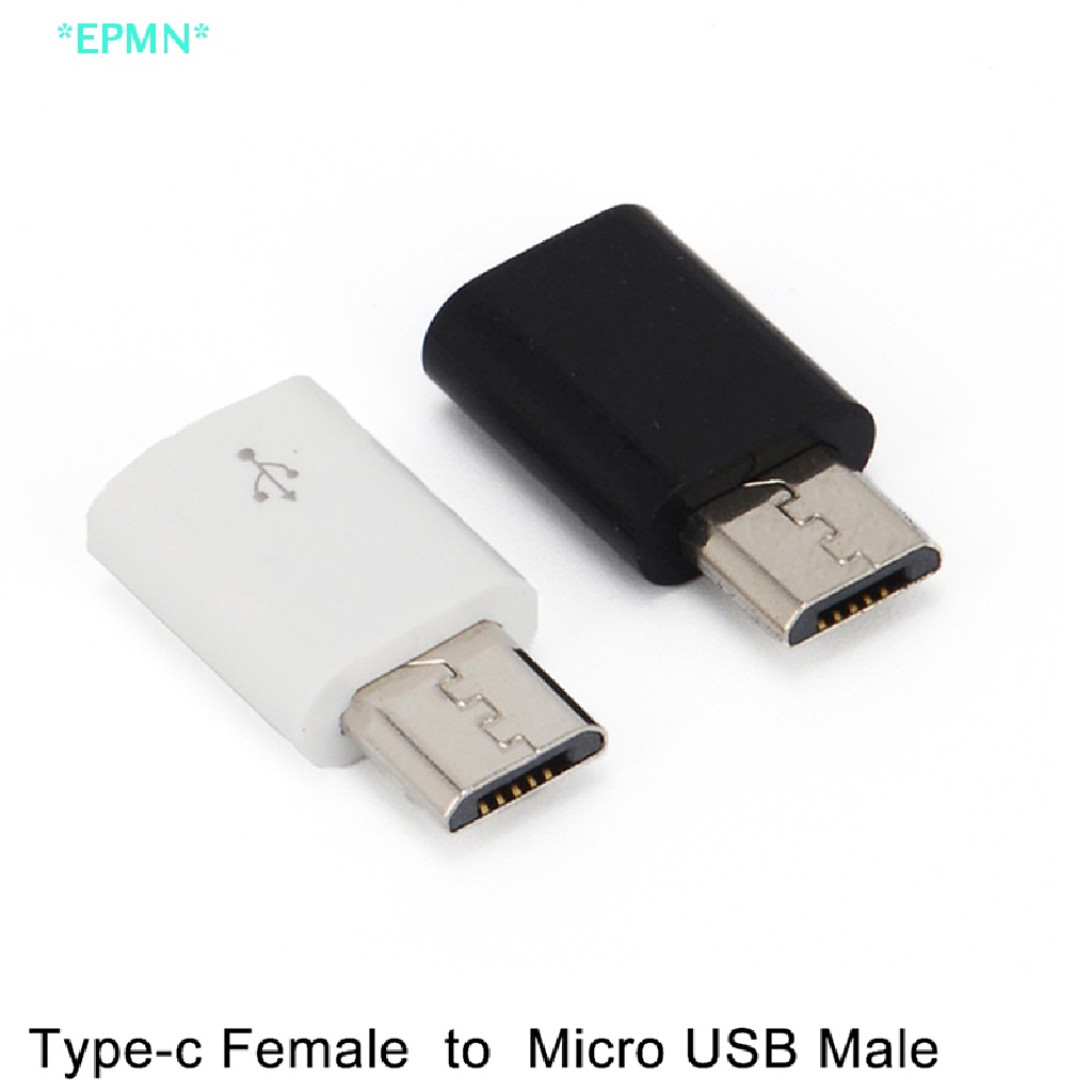 Epmn> อะแดปเตอร์เชื่อมต่อ USB-C Type C Female to Micro USB Male ...