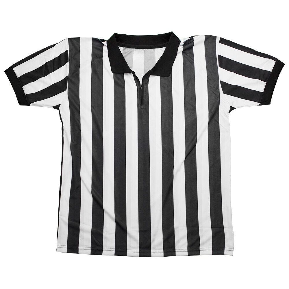 เสื้อกีฬาแขนสั้น ลายทีมผู้ตัดสิน จักรวรรดิ L Sfoo-405 สีดํา และสีขาว ...