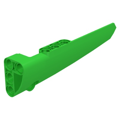 Lego part (ชิ้นส่วนเลโก้) No.64393 Technic, Panel Fairing # 6 Long ...