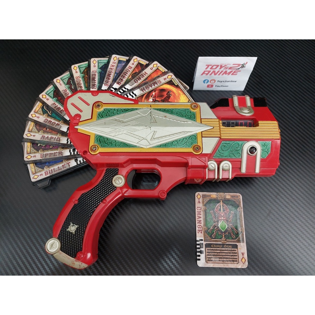 ปืนไรเดอร์ กาเรน kamen rider garren rouzer ของแท้ Bandai การ์ดแท้ ...