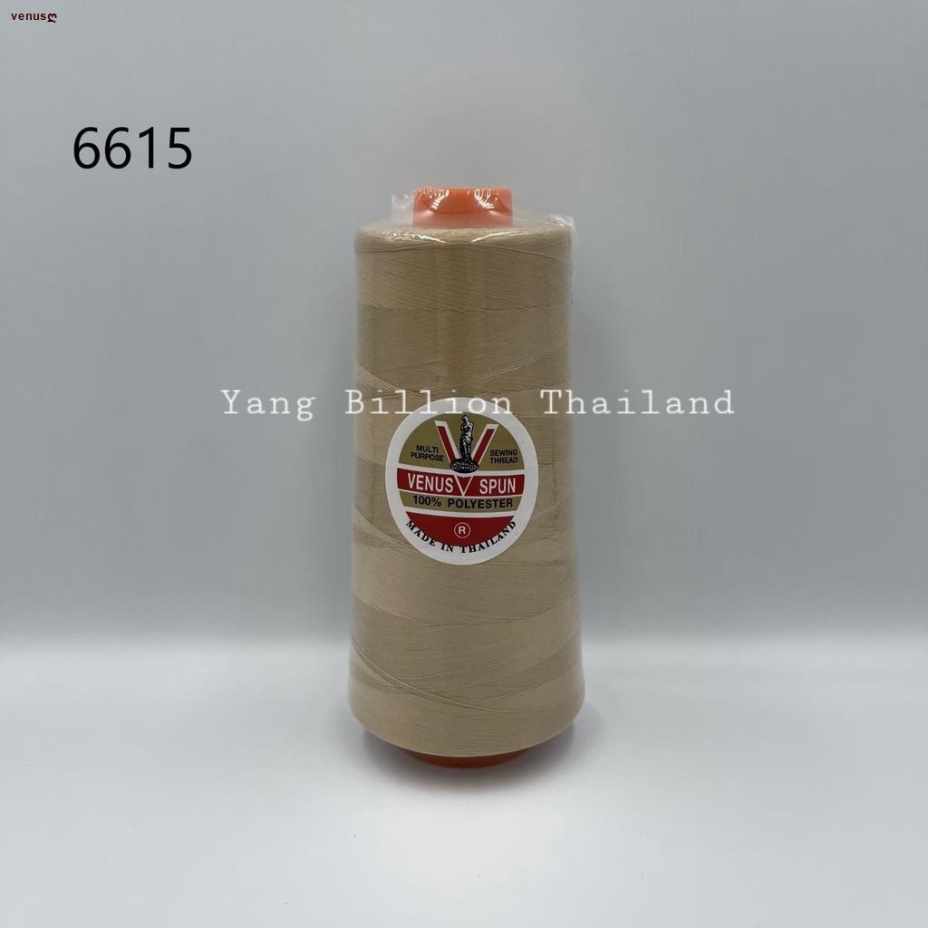 จัดส่งทันที℗ด้ายเย็บผ้าวีนัส ด้ายหลอดใหญ่ ด้ายCMPเบอร์ 60 30/2 แกนส้ม 270g Venus sewing thread ...