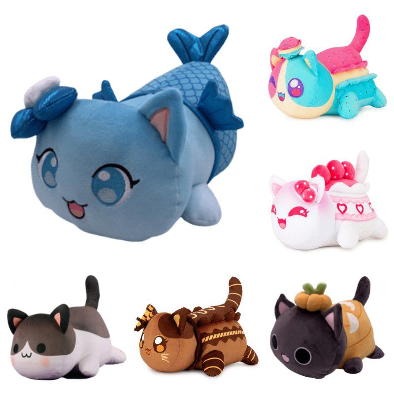 Aphmau Handcrafted Meemeow ตุ๊กตาแมวของเล่นตุ๊กตาสัตว์ของขวัญตุ๊กตา ...
