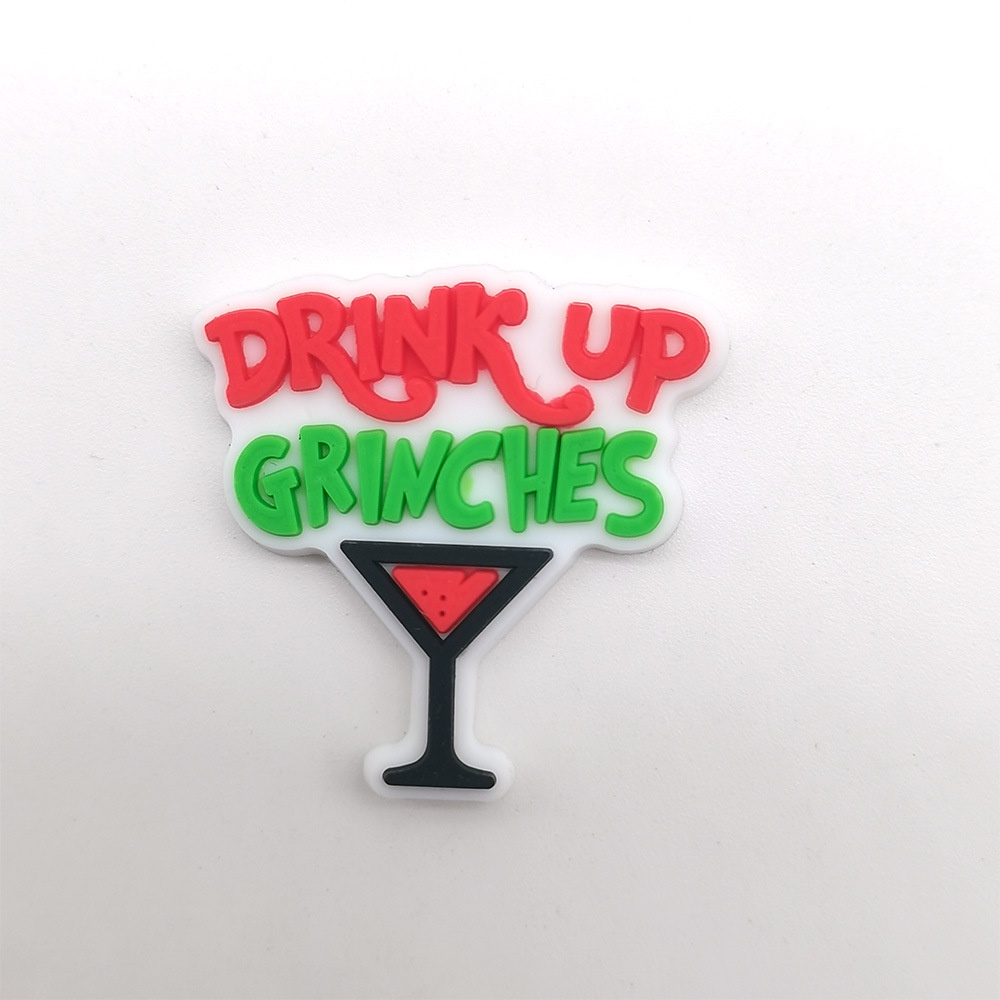 Jibbitz ตัวติดรองเท้า Crocs ลายการ์ตูนคริสต์มาสน่ารัก เครื่องประดับตกแต่งรองเท้าแตะ croc รองเท้า ...