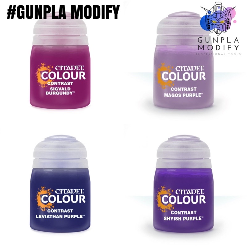 CITADEL COLOR (CONTRAST) Sigvald Burgundy, Magos Purple, Leviathan ...