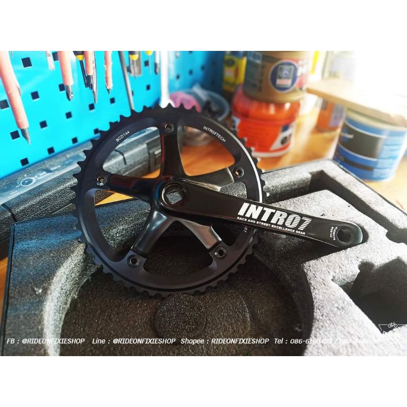ชุดจานปั่นจักรยาน INTRO7 2022 CRANKSET สำหรับ Fixedgear | Shopee Thailand