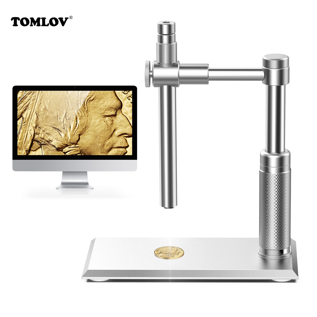 TOMLOV Digital USB Microscope 500X Photo/Video Inspection Endscope ...