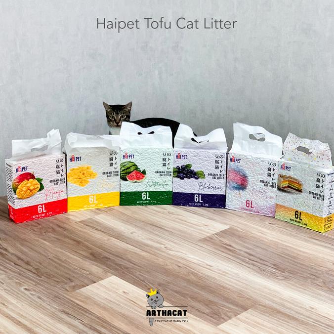 Haipet Soya ทรายแมว ก้อนเต้าหู้ 6 ลิตร | Shopee Thailand