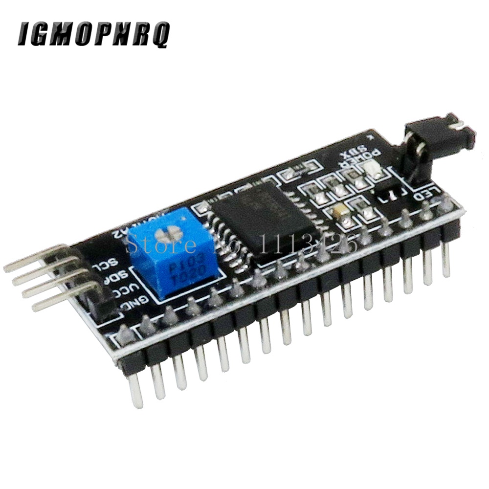 Iic I2C TWI SPI บอร์ดโมดูลแปลงอินเตอร์เฟซอนุกรม 1602 2004 LCD LCD1602 ... Iic I2C TWI SPI บอร์ดโมดูลแปลงอินเตอร์เฟซอนุกรม 1602 2004 LCD LCD1602 ...