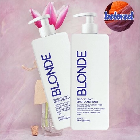 Hi Lift Blonde Zero Yellow Silver Shampoo/Conditioner 350 ml. ช่วยขจัด ...