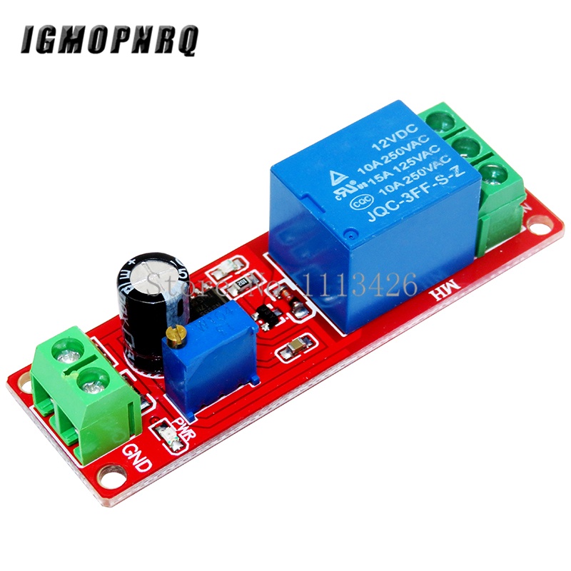 Ne555 0~10s โมดูลสามารถปรับได้ Dc 12v รีเลย์สวิทช์จับเวลา Shopee Thailand 8538