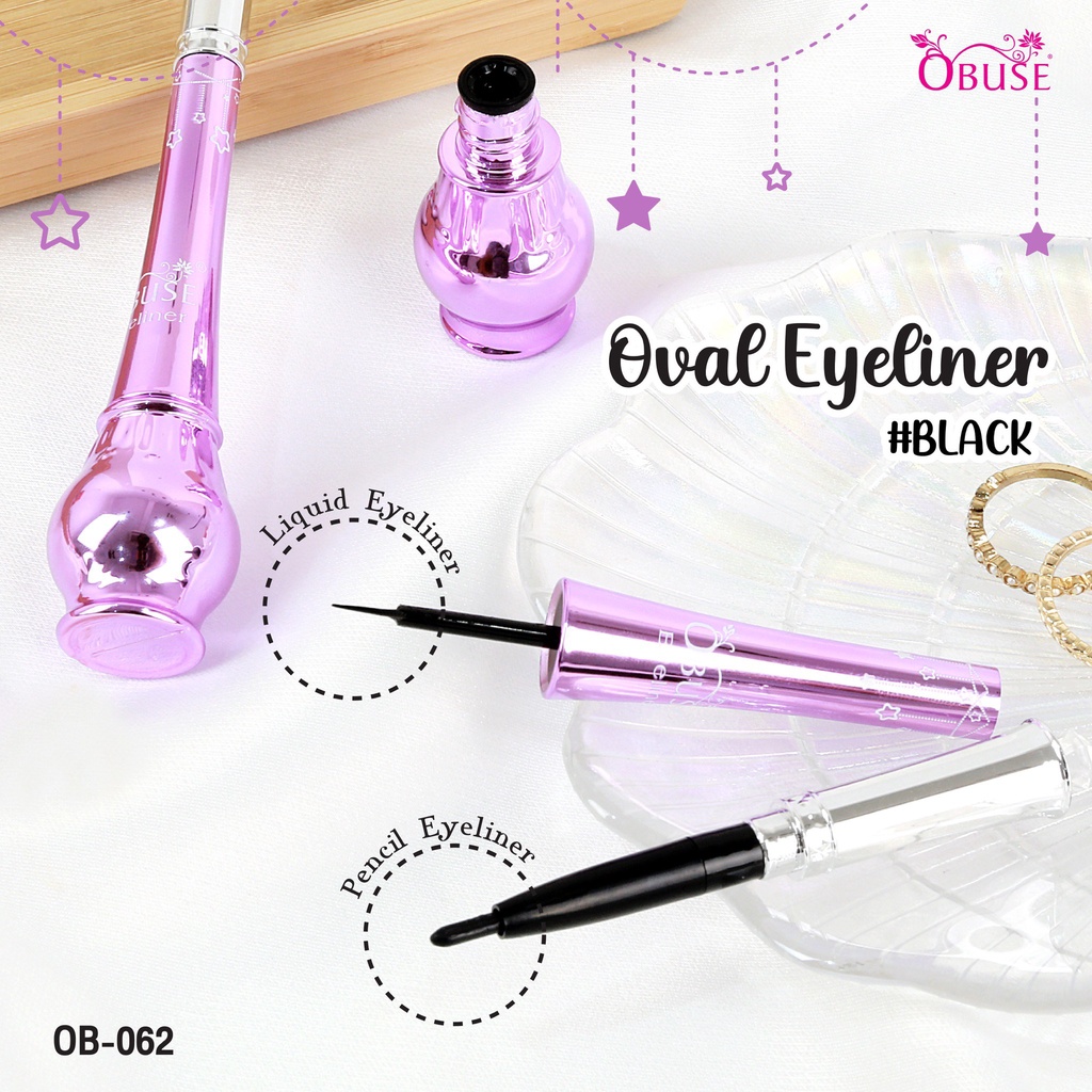 Obuse Oval Eyeliner #OB-062 โอบิวซ์ อายไลเนอร์ อายไลเนอร์แบบจุ่ม อาย ...