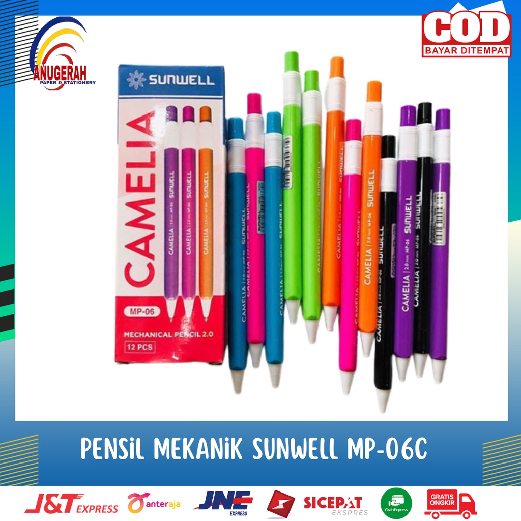 Sunwell ดินสอกด Mp-06C 2.0 มม. (ชิ้น) | Shopee Thailand