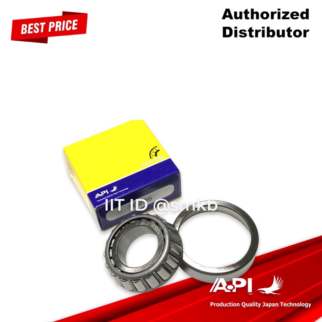 Brand API แบริ่ง ตลับลูกปืน เตเปอร์ 30308-API 30308 ลูกปืนเฟืองท้าย ...