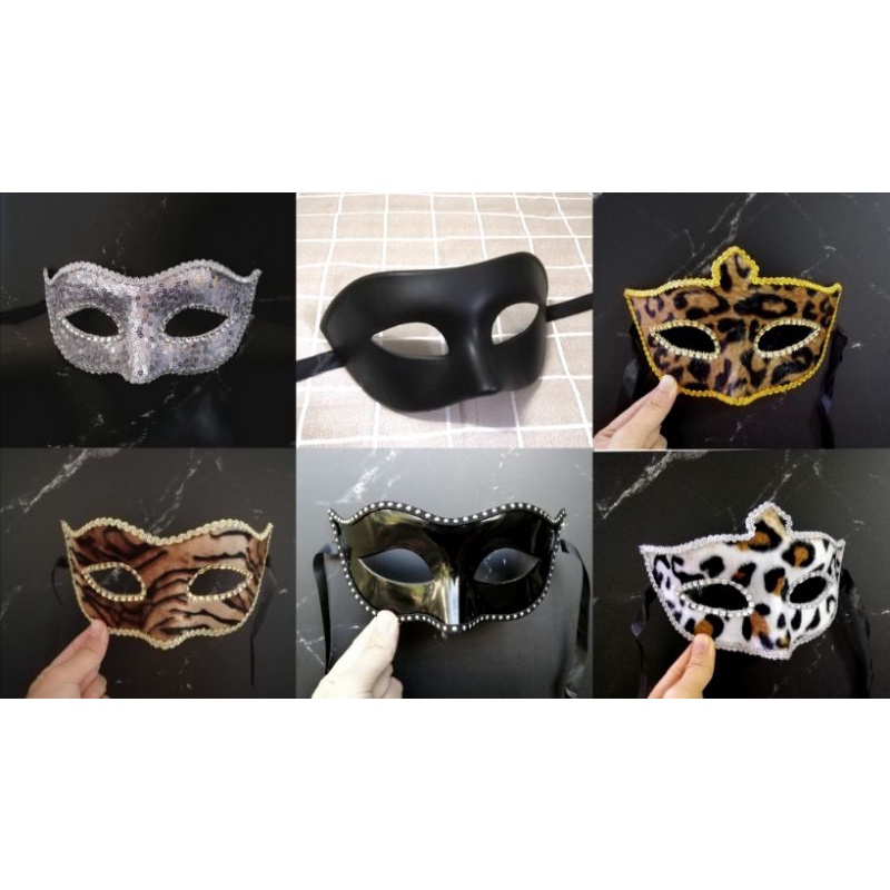 (ส่ง จาก ไทย) หน้ากากสัตว์ ครึ่งหน้า ใช้ในงานปาร์ตี้ Fancy party mask ...