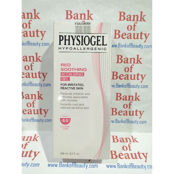 ️ถูก ️ Physiogel AI Red Soothing Calming Gel 200 ml ฟิสิโอเจล เรด ชูตติ้ง เอไอ คาล์มมิ่ง เจล ...