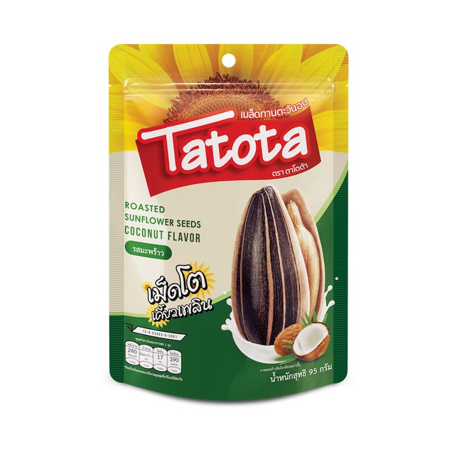 [Totato] เมล็ดทานตะวัน 95G รสถั่วพีแคน Pecan / รสมะพร้าว Coconut ...