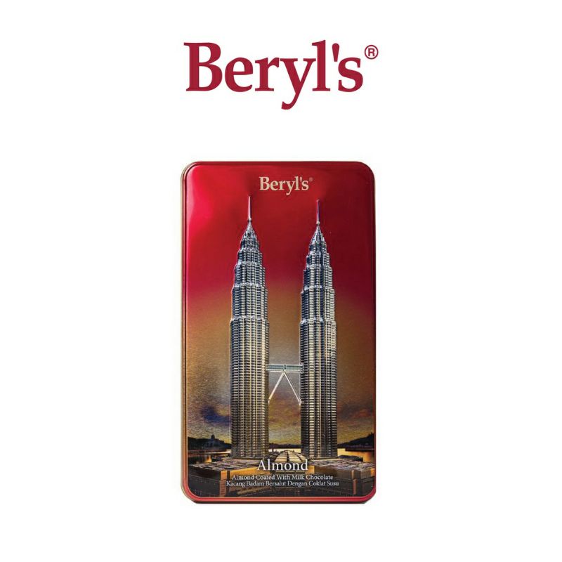 Beryl's Twin Tower Milk Can Almond Milk Chocolate 180g | Shopee Thailand
