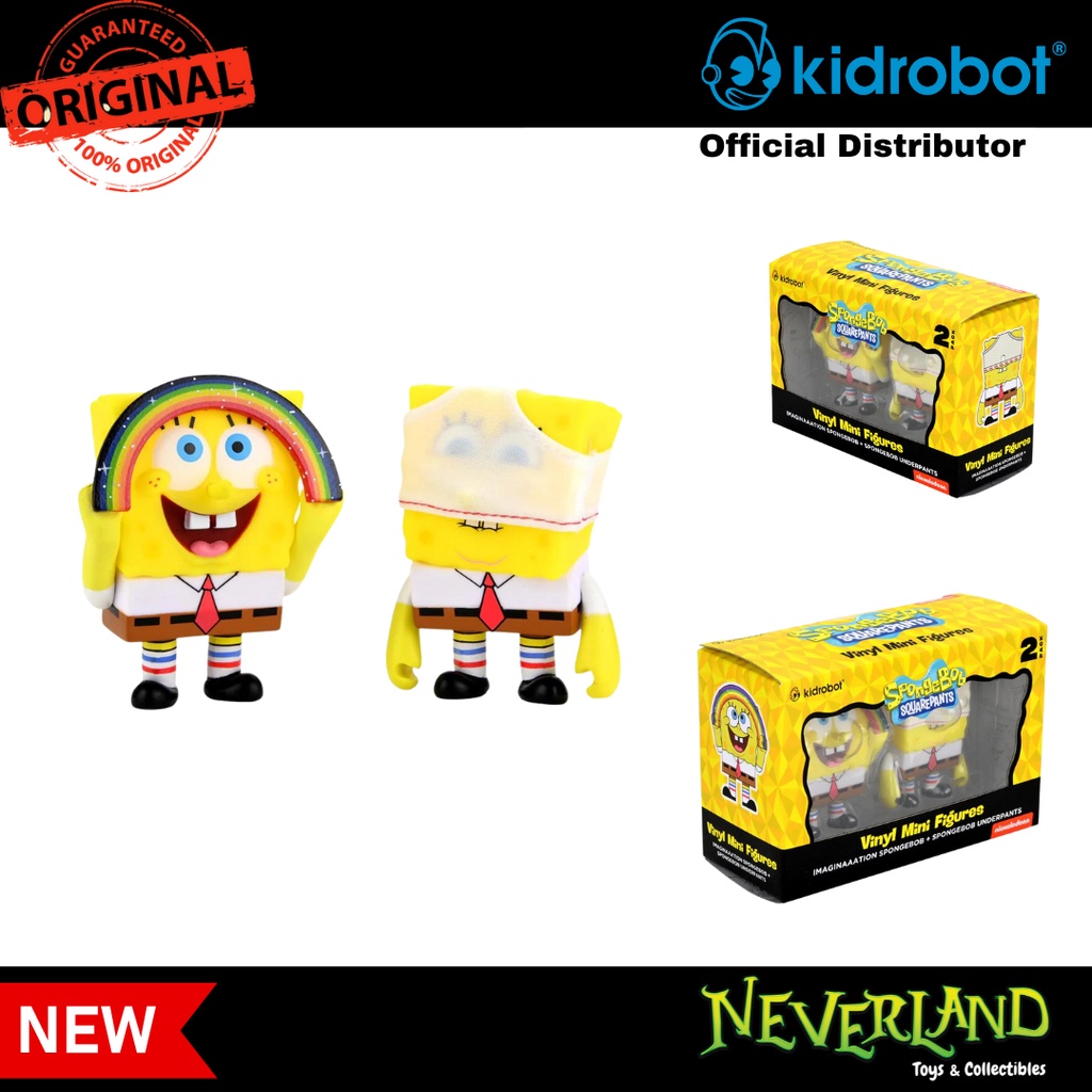 KIDROBOT Imaginaaation SpongBob Squarepants & SpongeBob Underpants ...