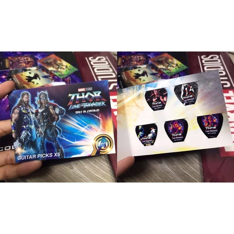 Thor:Love and Thunder ปิ๊กกีตาร์ Pick guitar x5 จาก Major Cineplex ...