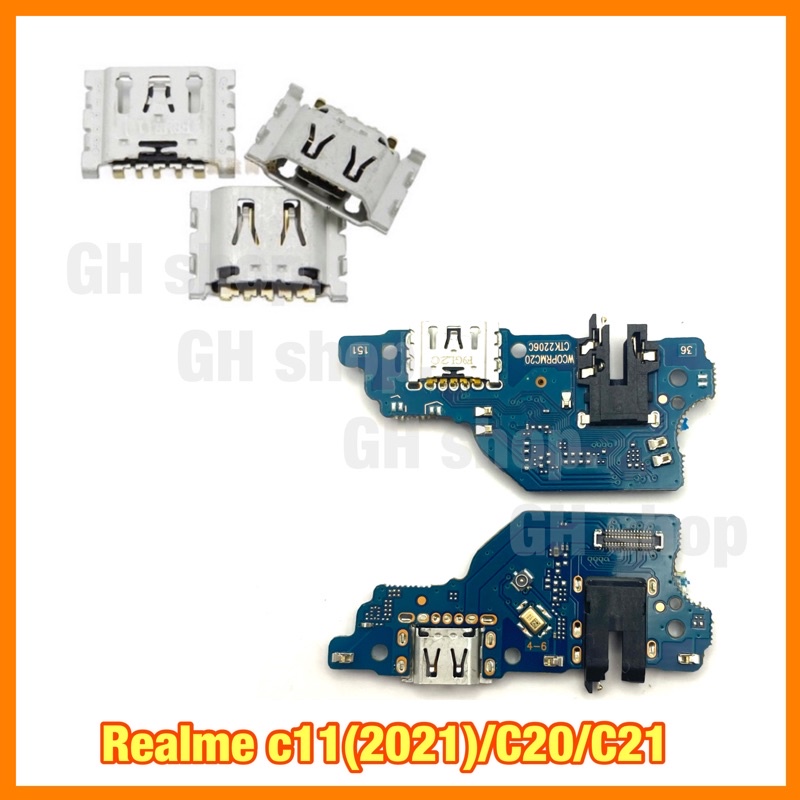 แพรชาร์จ, ตูดชาร์จเปล่า realme C11(2021),realme c20,Realme c21 narzo50i แผงชุดชาร์จ ก้นชาร์จ หัว ...