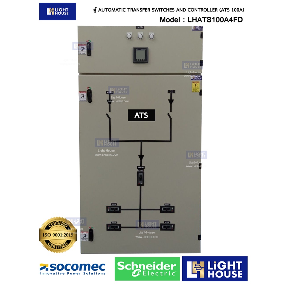 ตู้ AUTOMATIC TRANSFER SWITCHES AND CONTROLLER (ATS 100A) | Shopee Thailand