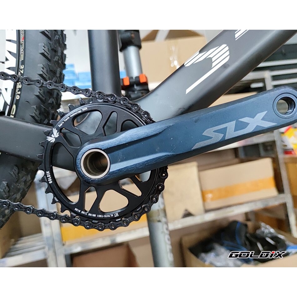 GOLDIX ใบจานหน้าเดี่ยว 12S สำหรับ Shimano Direct mount รองรับรุ่น Deore ...