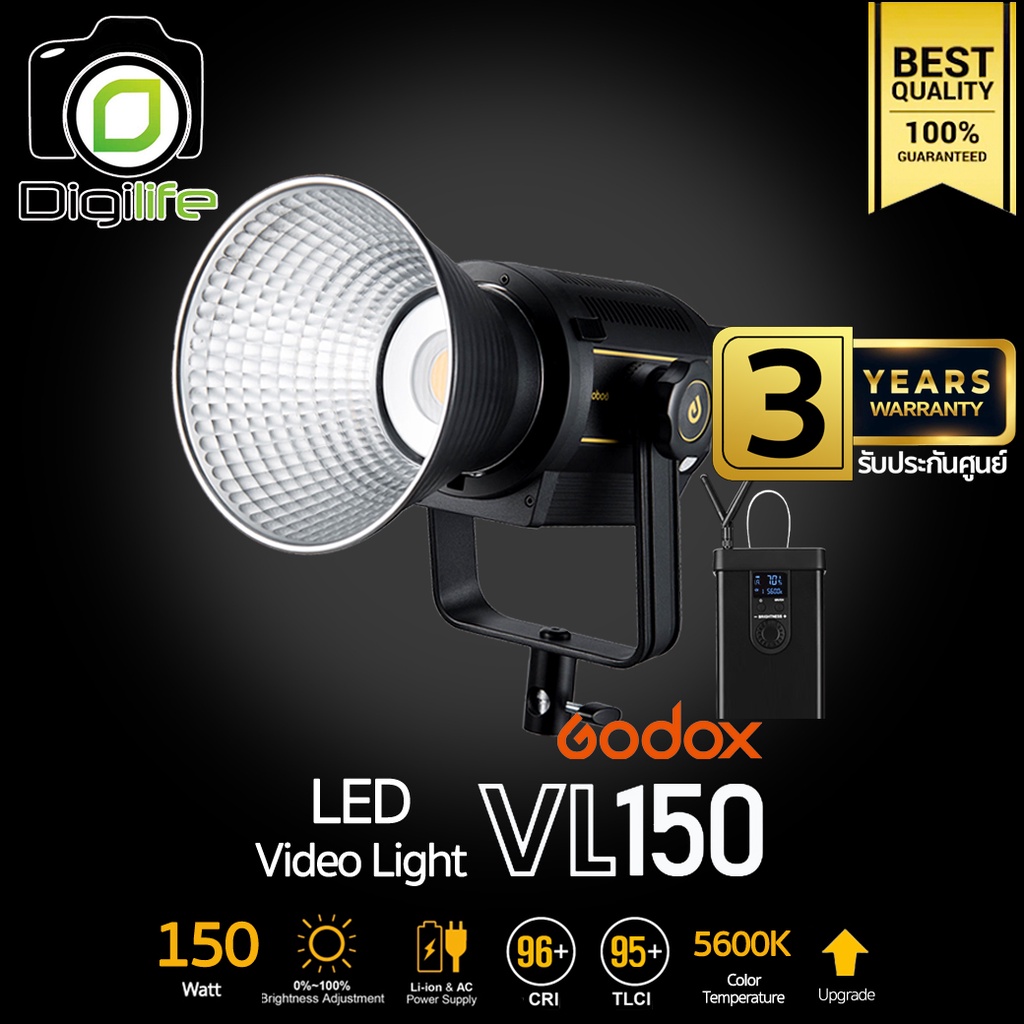 Godox LED VL150 150W 5600K Bowen Mount - รับประกันศูนย์ Godox Thailand ...