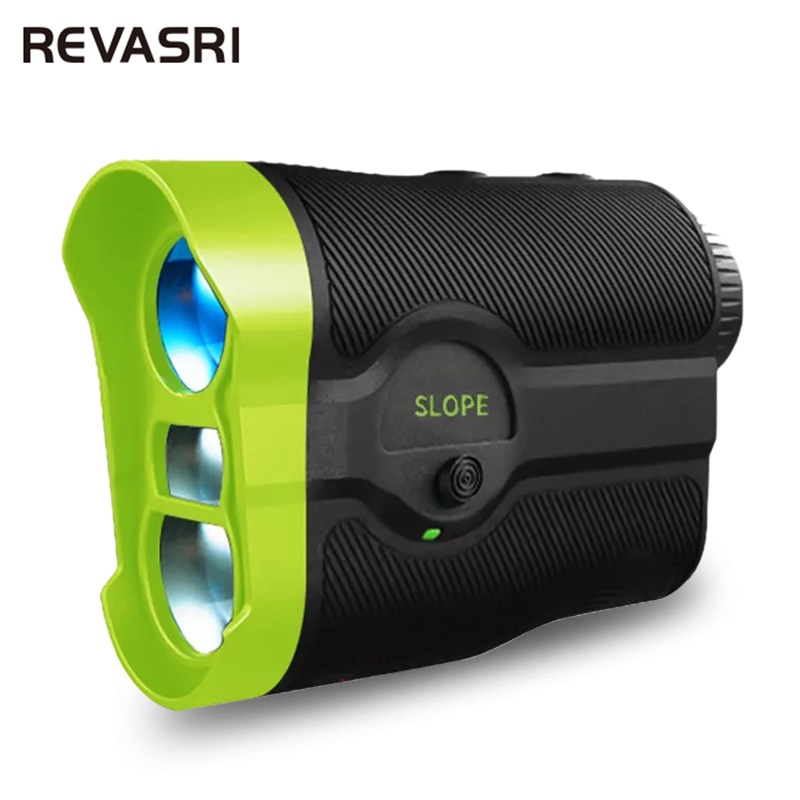 REVASRI Laser Rangefinder 600M Slope,Battery Powered,Flag Pole Lock Vibration for Golf Sport ...