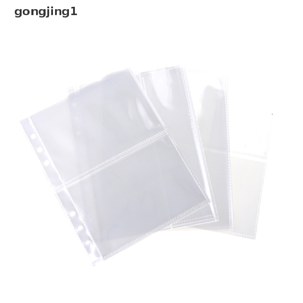 Gonjone 10pcs Standard Clear Plastic Photo Album Transparent A5 Binder ...