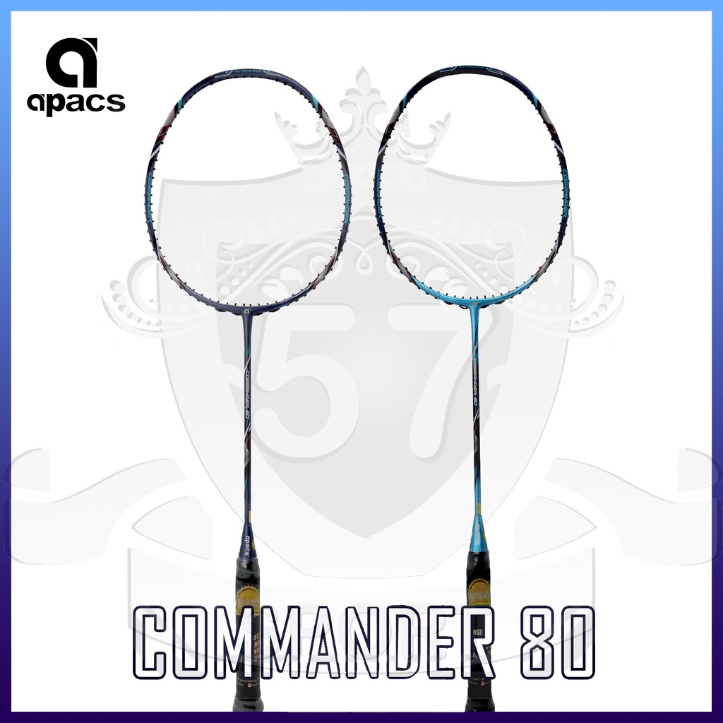 ไม้แบดมินตัน Apacs Commander 80 ดั้งเดิม, สายแบดมินตันโบนัสและกระเป๋า ...