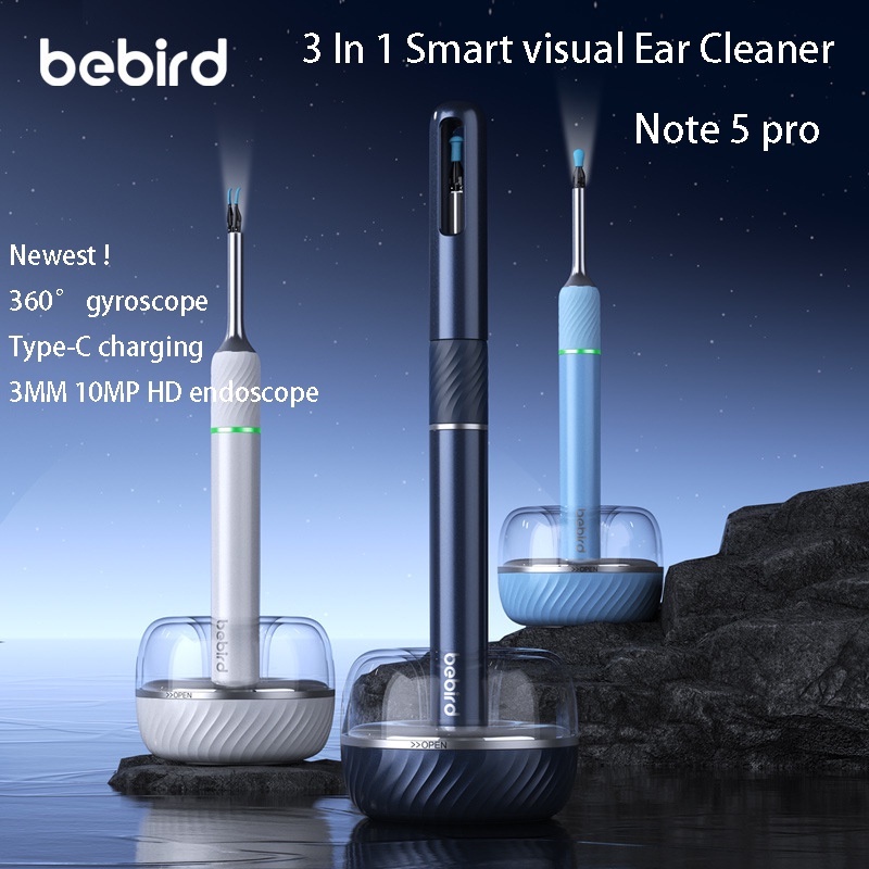 Bebird Note 5 PRO ไม้แคะหูอัจฉริยะ 360 องศา° ไม้แคะหู ไจโรสโคป ขนาดเล็ก สําหรับทําความสะอาดหู ...