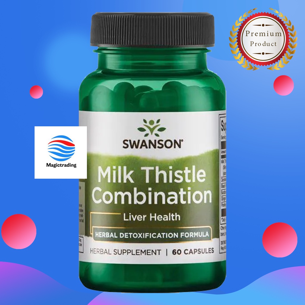 Swanson Superior Herbs Milk Thistle Combination / 60 Capsules | Shopee ...