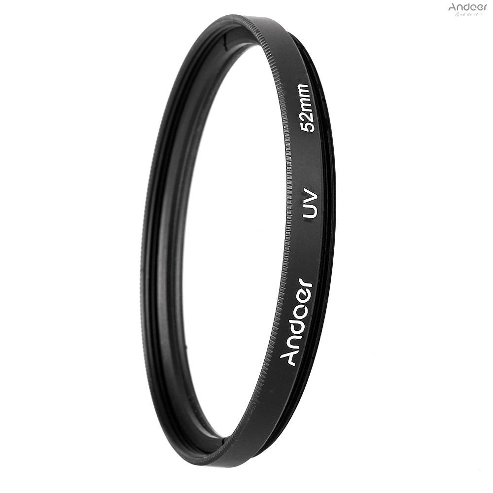 Andoer 52mm UV Ultra-Violet Filter Lens Protector for DSLR Camera ...