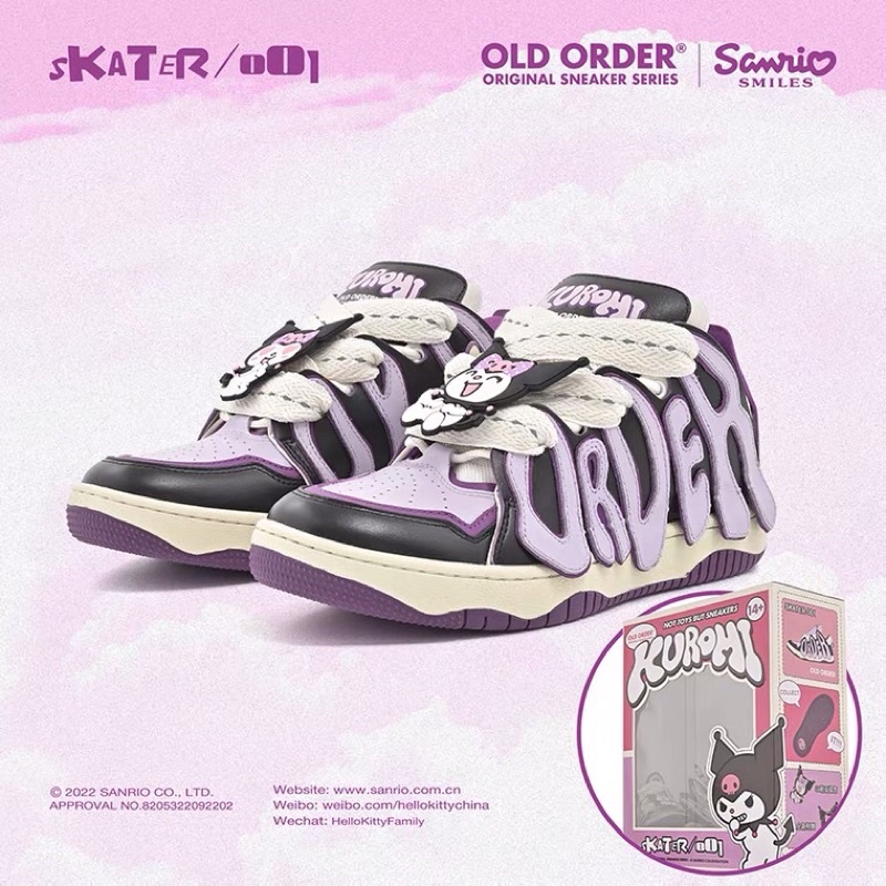 รองเท้า SNEAKER OLD ORDER x SANRIO KUROMI | Shopee Thailand