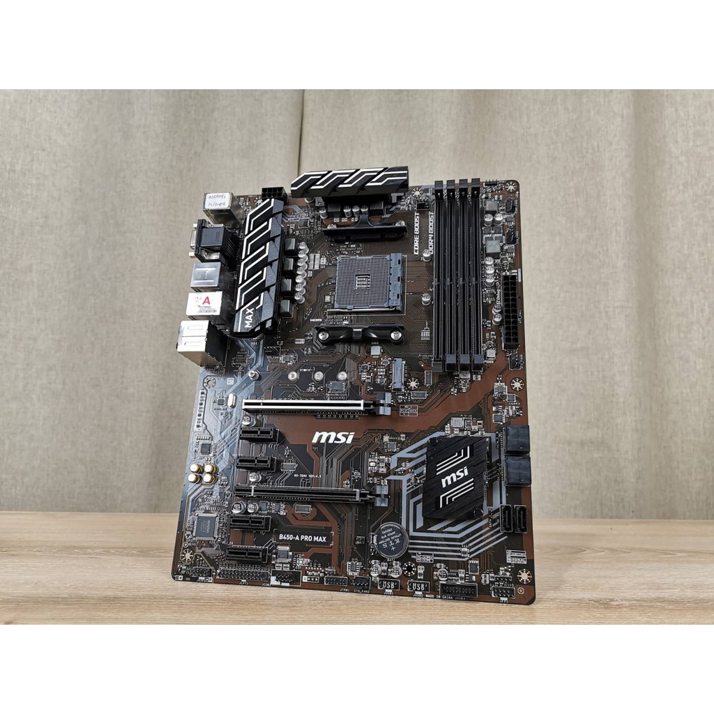 เมนบอร์ด (mainboard) MSI B450 A PRO MAX ( SOCKET AM4 ) 1 MONTH WARRANTY ...