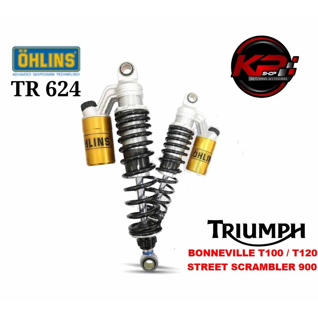 โช๊คหลัง OHLINS TR 624 FOR TRIUMPH BONNEVILLE T120/T100/STREET ...