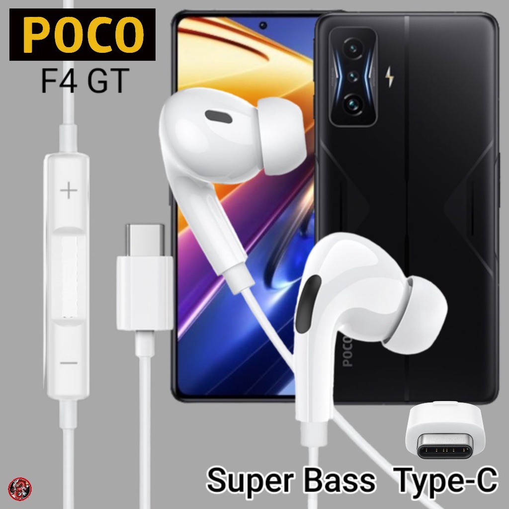 หูฟัง สมอลทอล์ค POCO Type-C In-Ear อินเอียร์ โพโค่ F4 GT ตรงรุ่น ไทป์ซี ...
