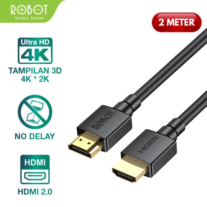 สายเคเบิล HDMI 4K 3D 1 เมตร 1.5 เมตร 2 เมตร 3 เมตร 5 เมตร รับประกัน 1 ปี 2 เมตร | Shopee Thailand
