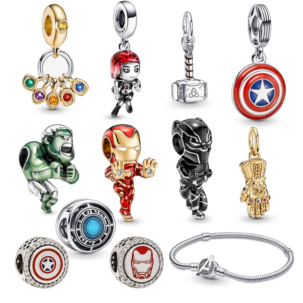 Disney Marvel The Avengers Charm Fit Original Pan Charms สร้อยข้อมือและ ...